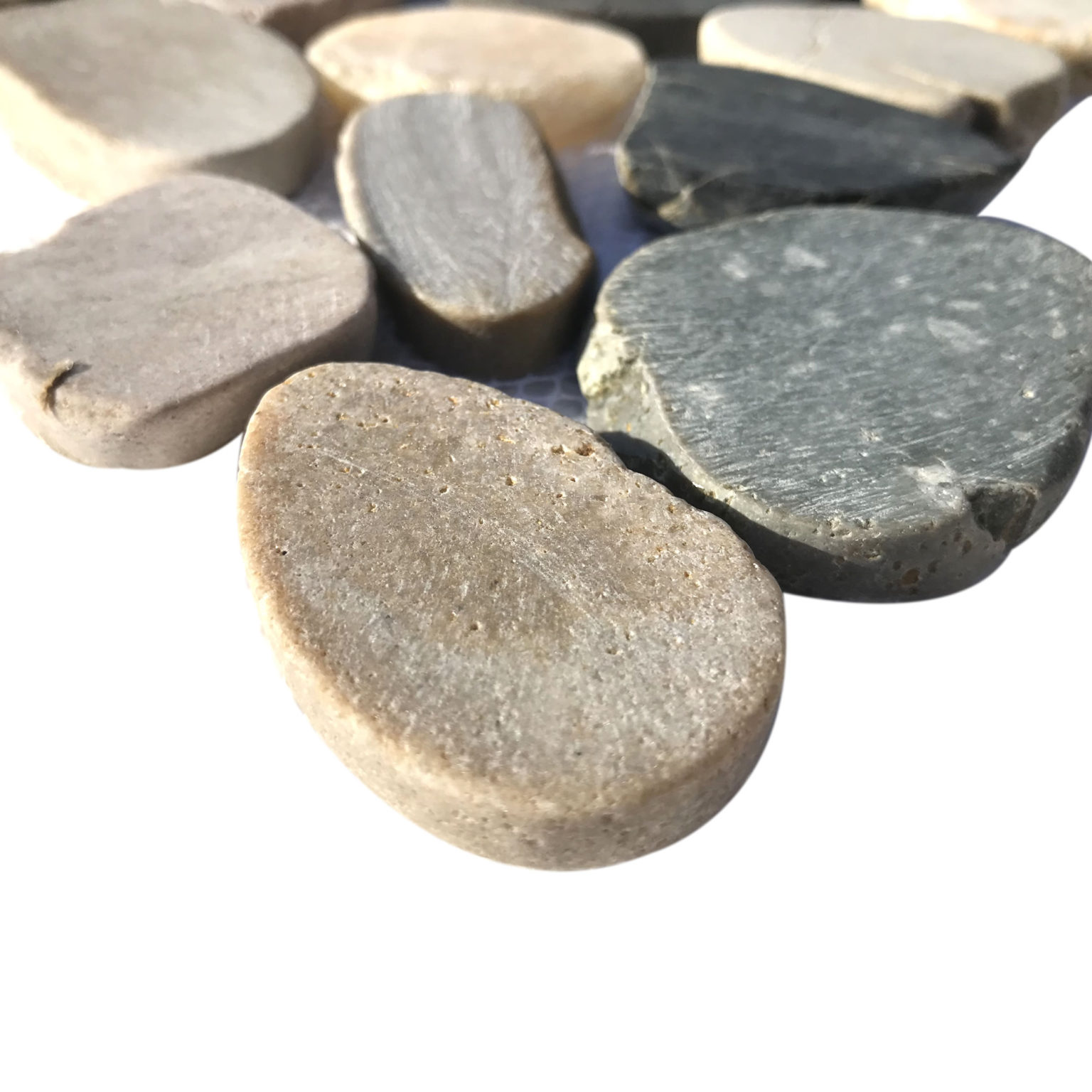 Multicolor Sliced Mosaic Pebble - Patara Stone