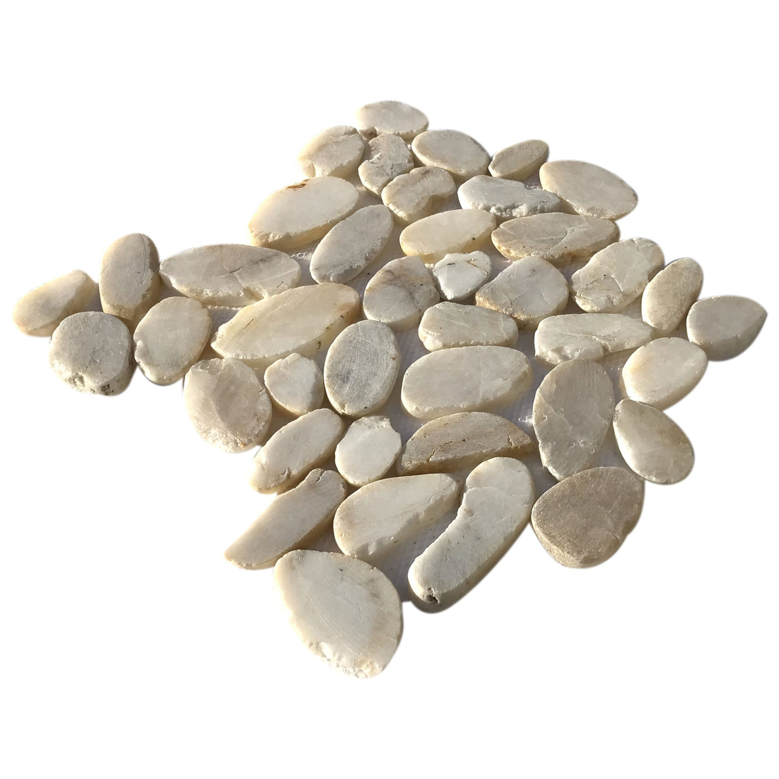 Sand Sliced Mosaic Pebble - Patara Stone