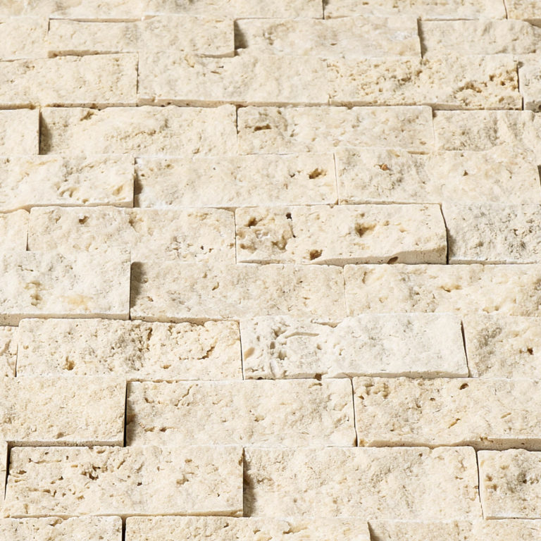 Ivory Split Face 1x2 Mosaic - Patara Stone