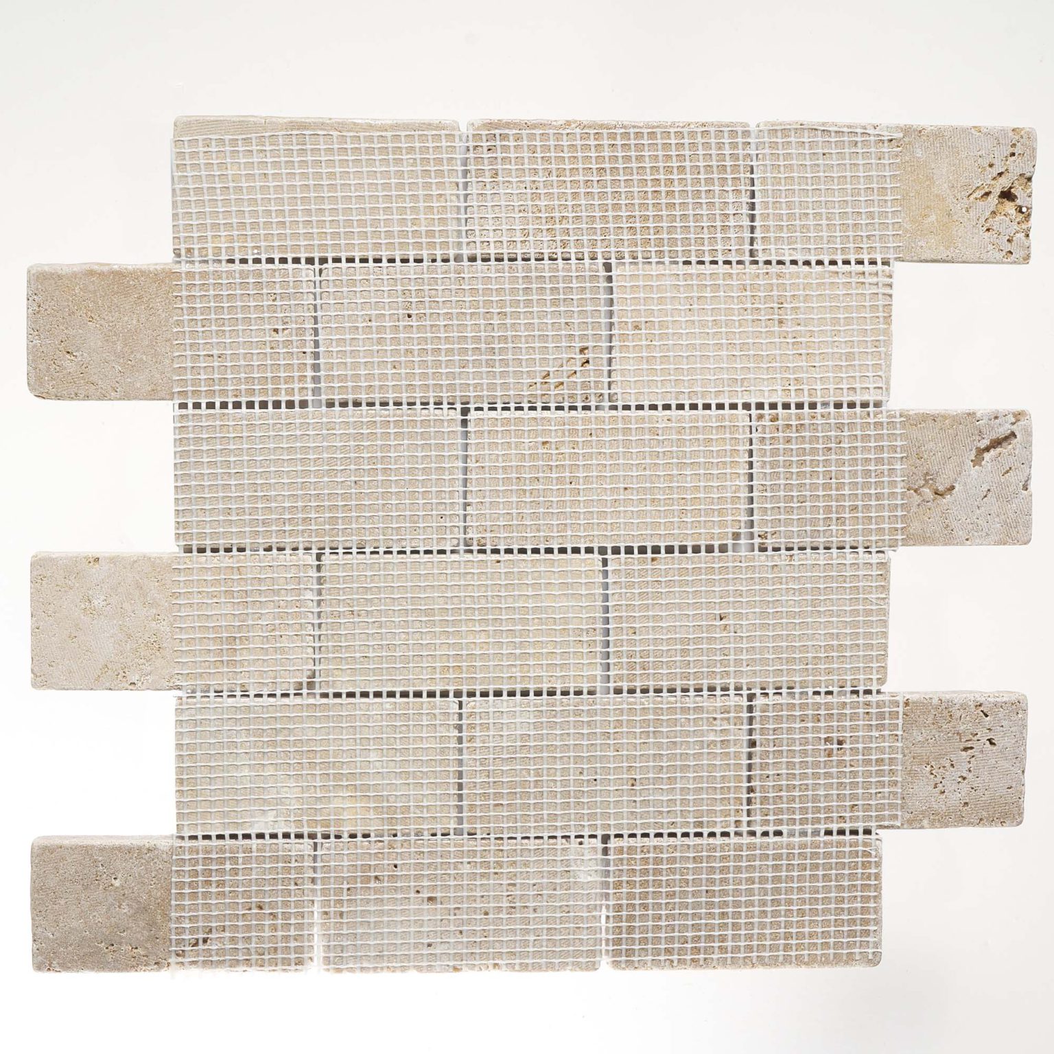 Ivory Split Face 2x4 Mosaic - Patara Stone