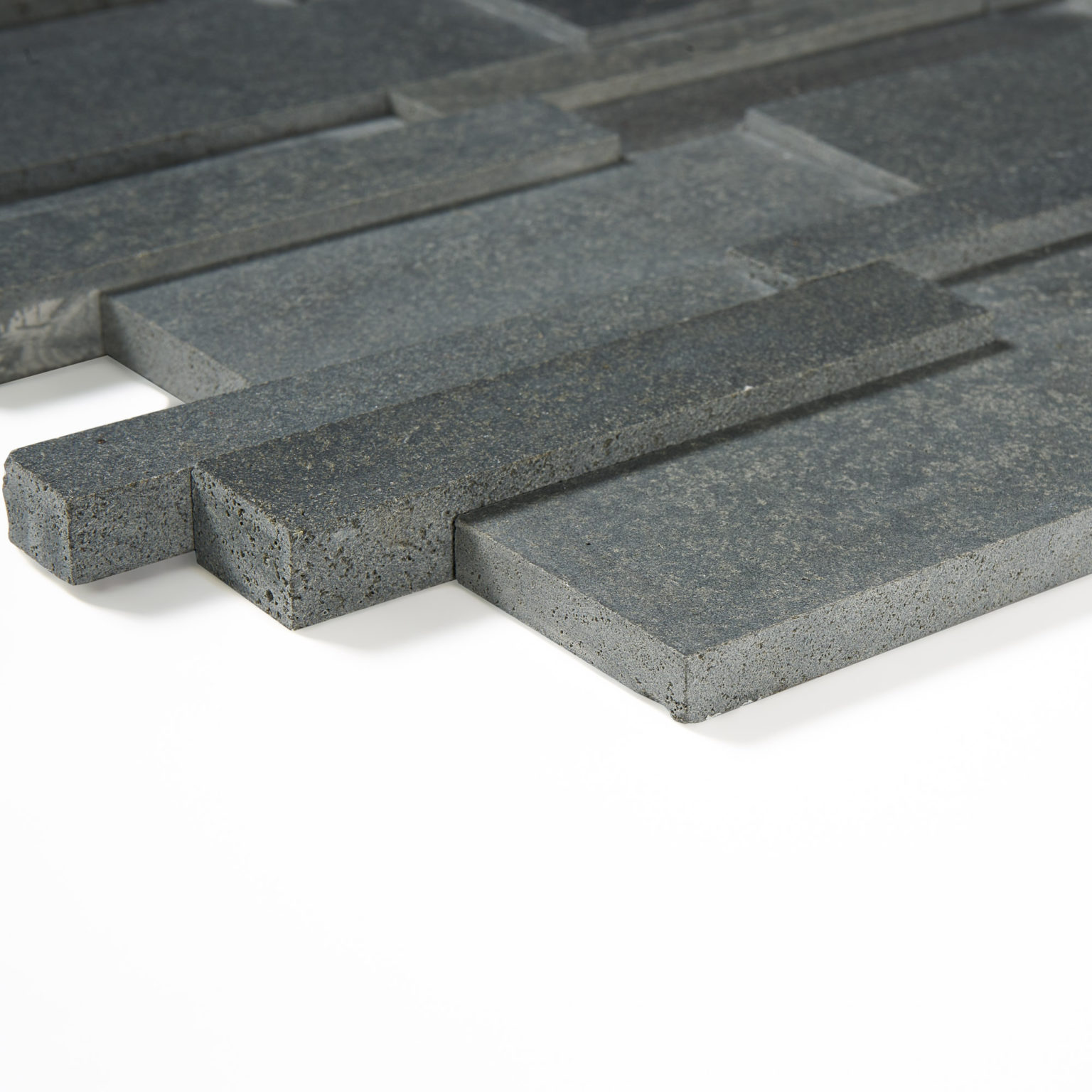 Volcano 3D Honed Mosaic - Patara Stone