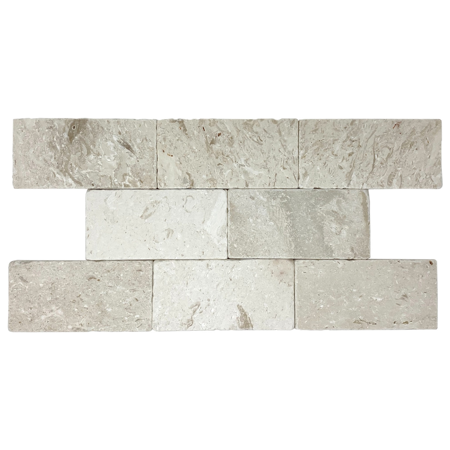 Fossil Stone 3x6 Tumbled Tile - Patara Stone