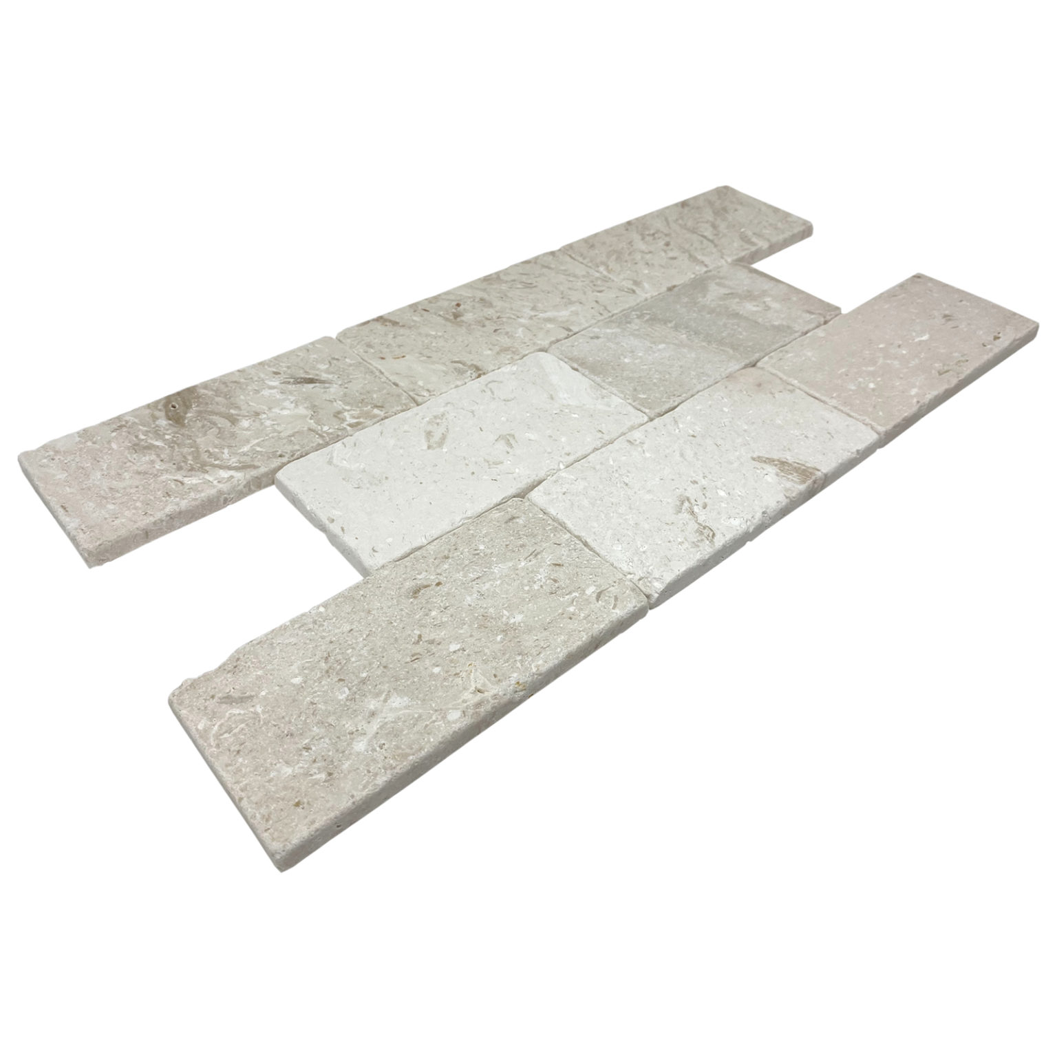 Fossil Stone 3x6 Tumbled Tile - Patara Stone