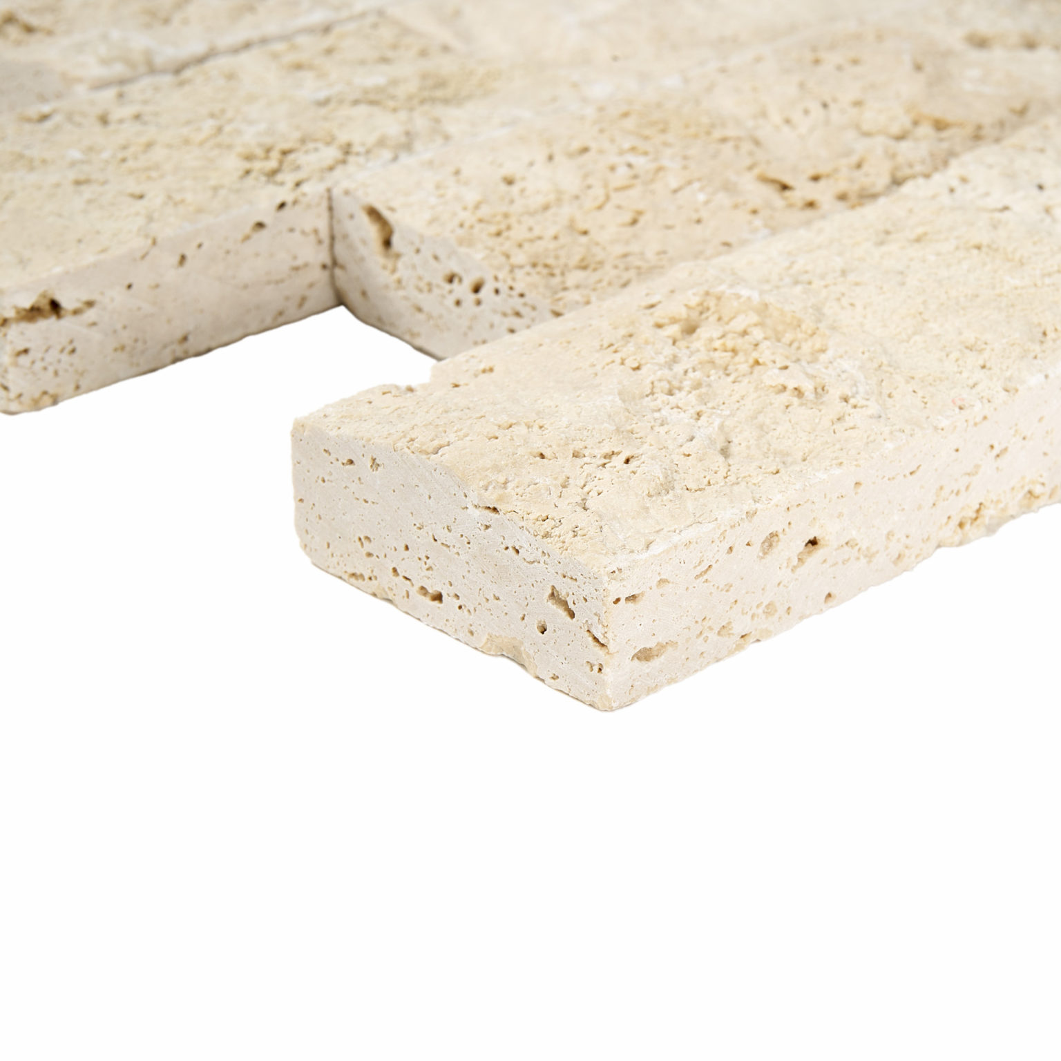 Fossil Stone Split Face 2x4 Mosaic - Patara Stone