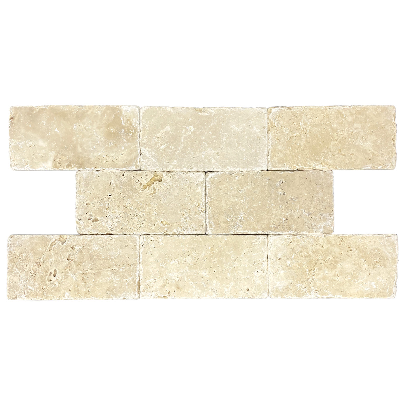 Ivory Rustic 3x6 Tumbled - Patara Stone