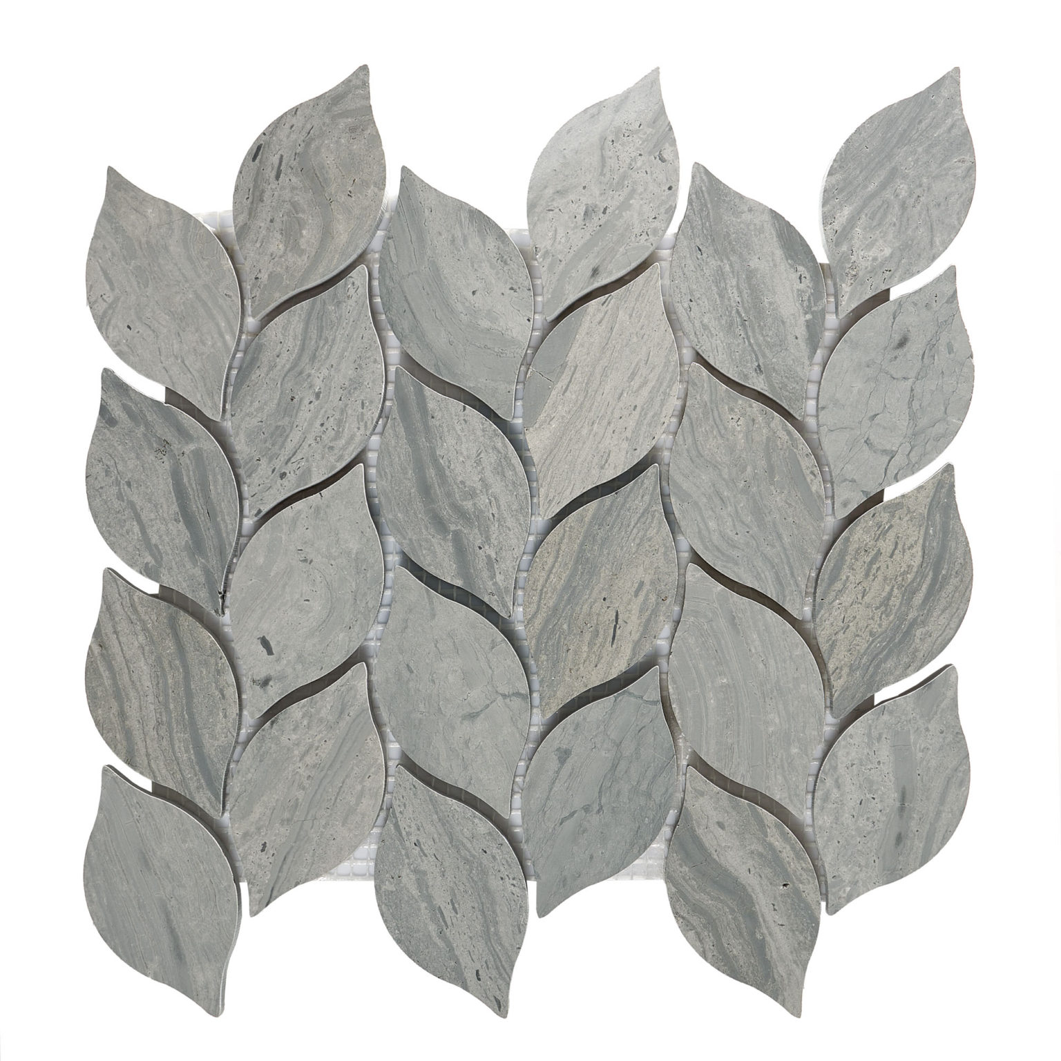 Carrara White Leaf Mosaic - Polished - Patara Stone