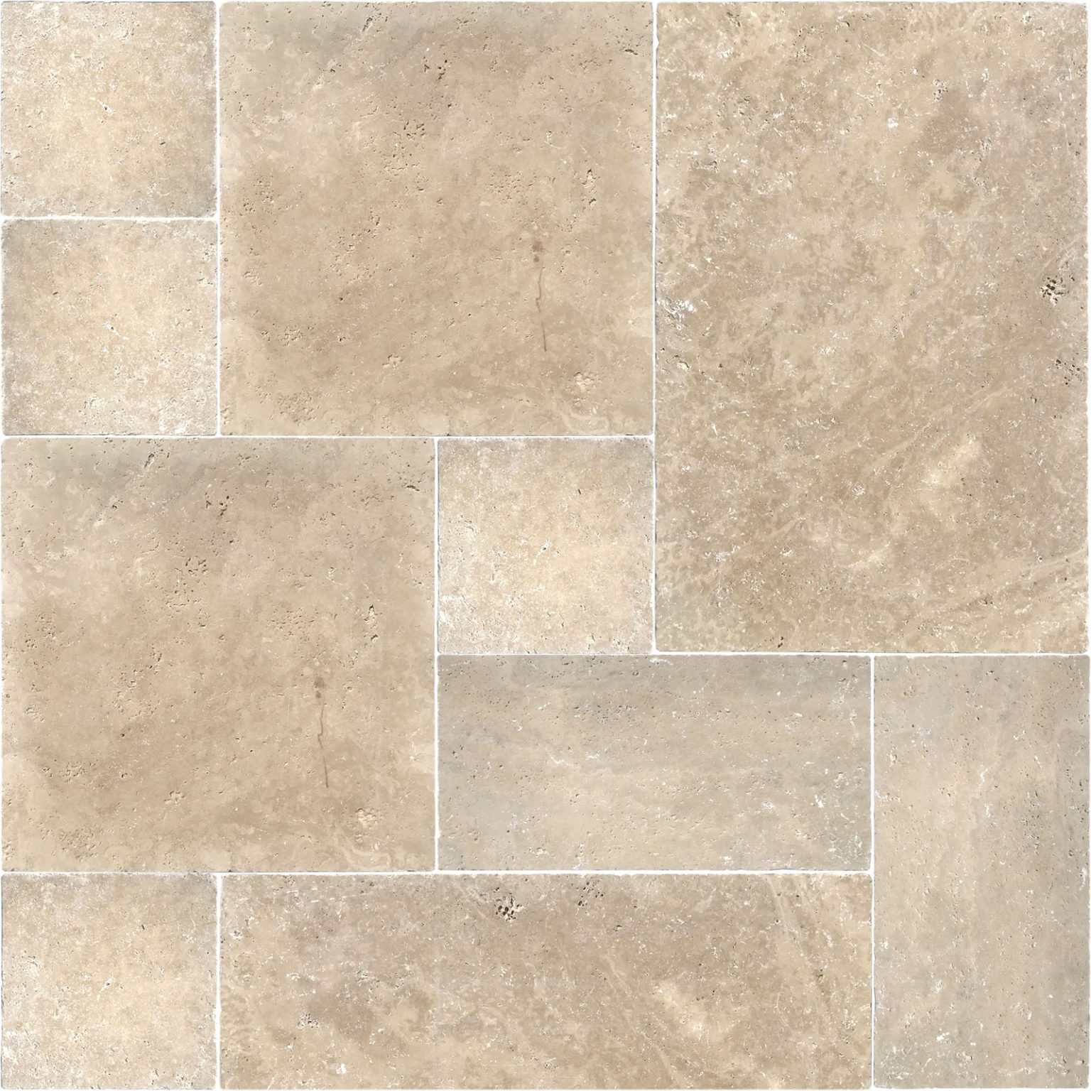 Ivory Paver French Pattern Tumbled 3 cm - Patara Stone