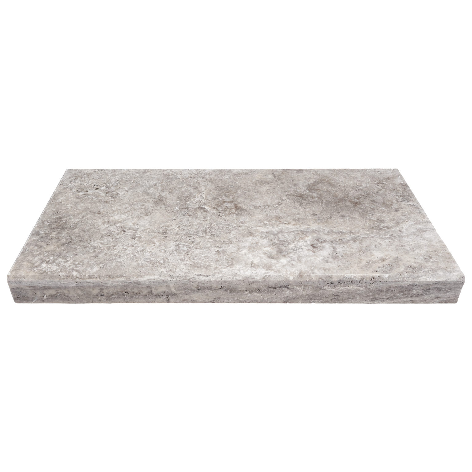 Silver Modern Pool Coping 16x24x5 cm Tumbled - Patara Stone