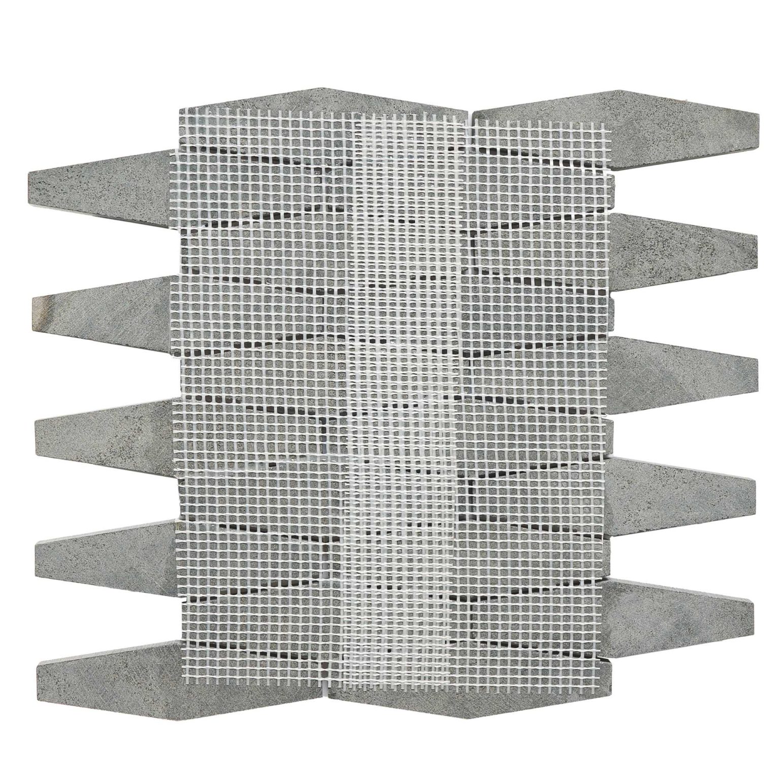 Volcano Honed Clipped Diamond Mosaic - Patara Stone