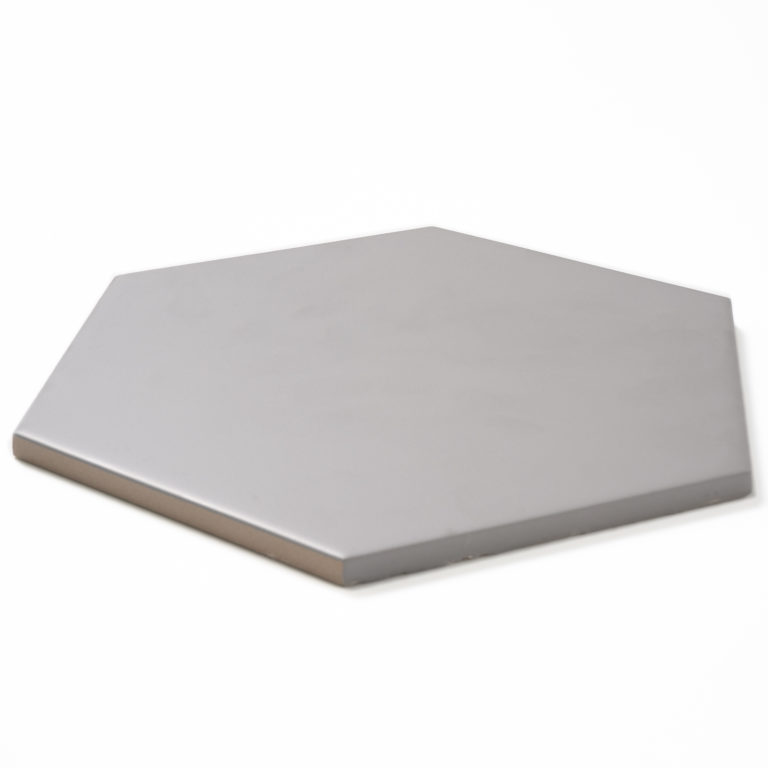 Solid 10 Inch Hexagon Basic Gray - Patara Stone