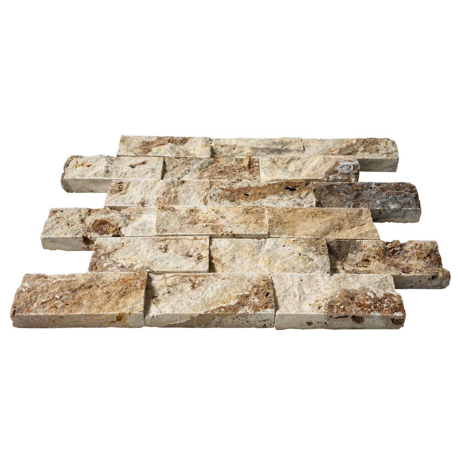 Scabos Split Face 2x4 Mosaic - Patara Stone