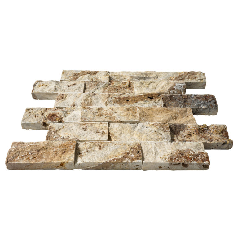 Scabos Split Face 2x4 Mosaic - Patara Stone