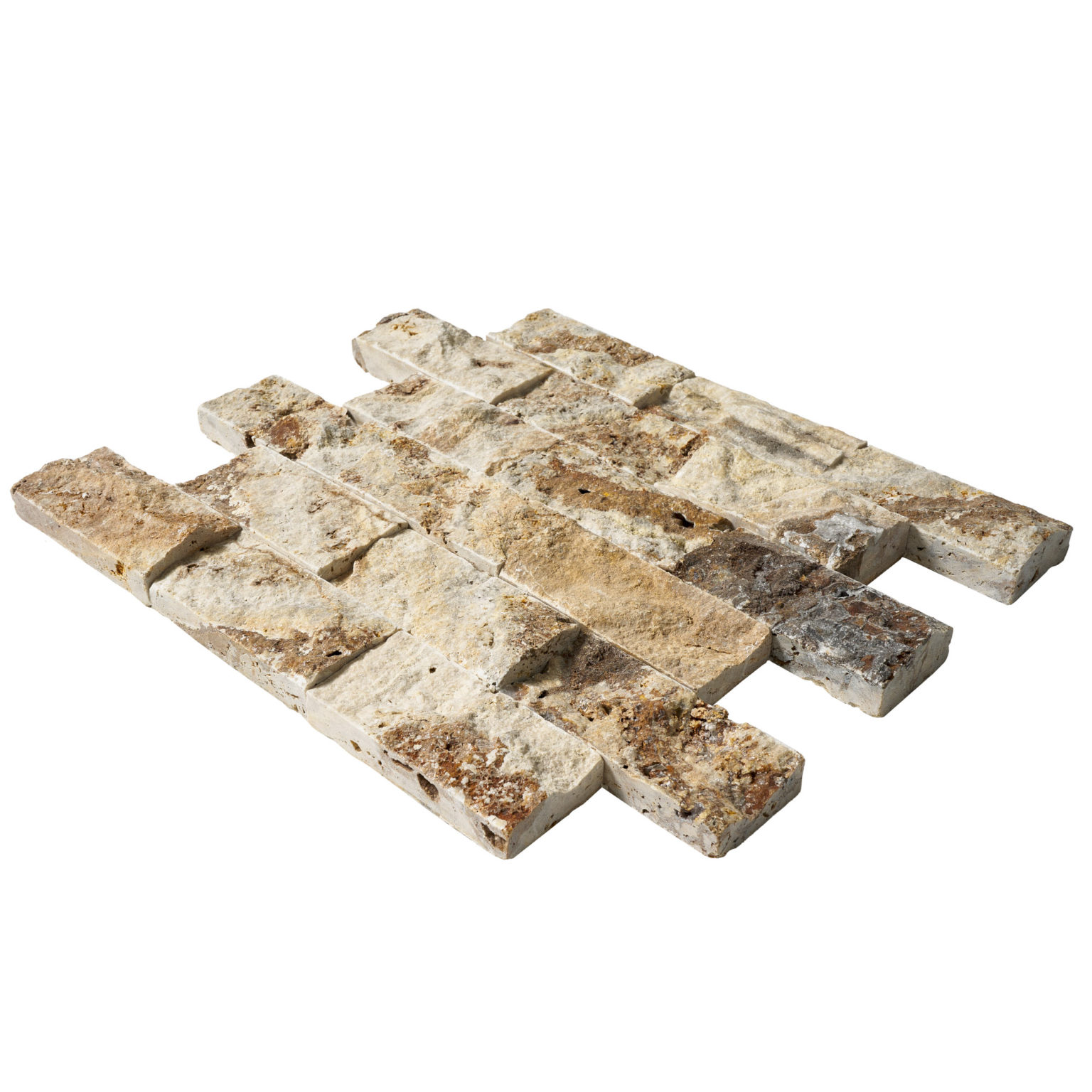 Scabos Split Face 2x4 Mosaic - Patara Stone