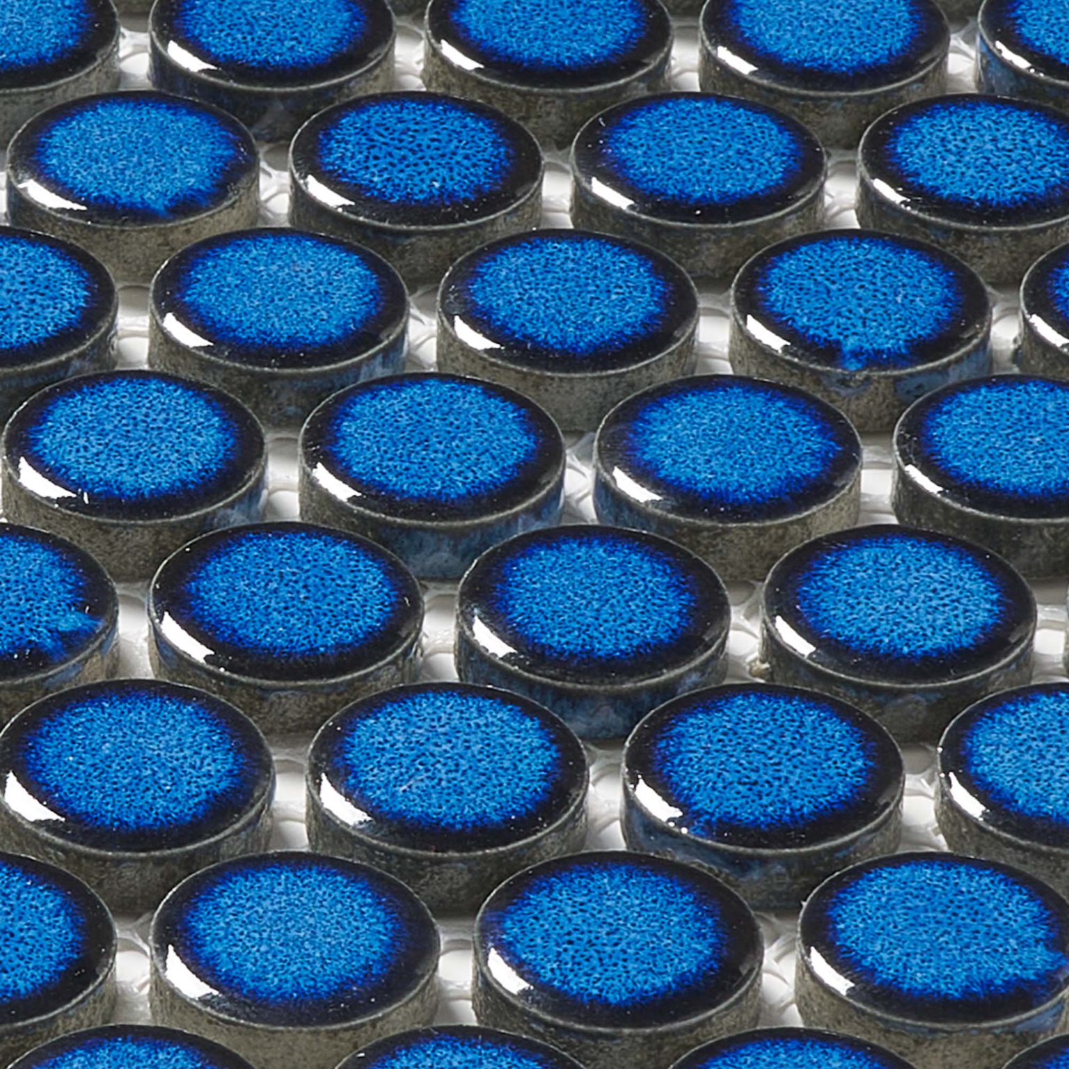 Borgo Blue Penny Round 1 Inch - Patara Stone