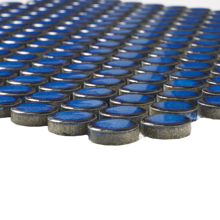 Borgo Blue Penny Round 1 Inch - Patara Stone