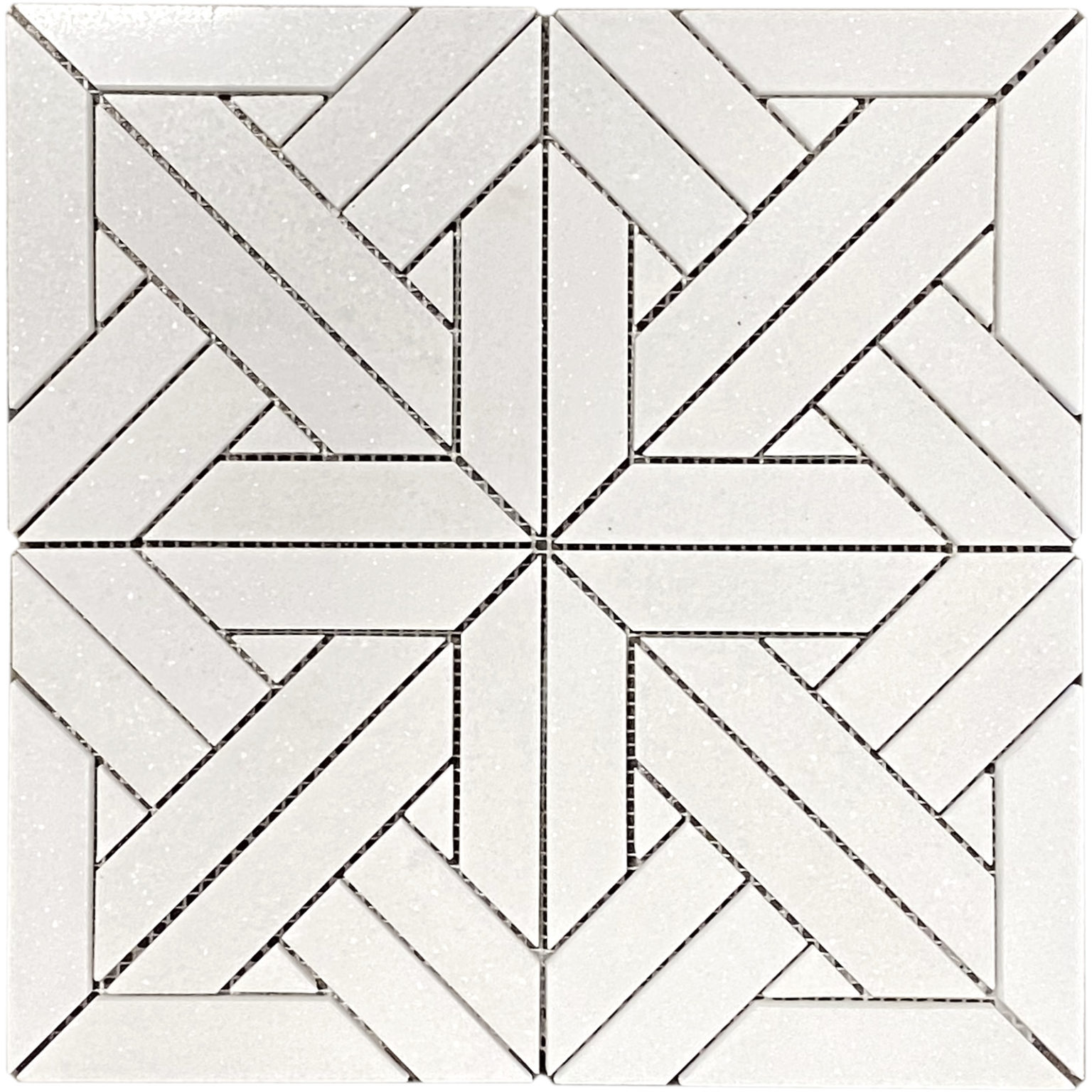 Thassos White Karo Mosaic Polished - Patara Stone
