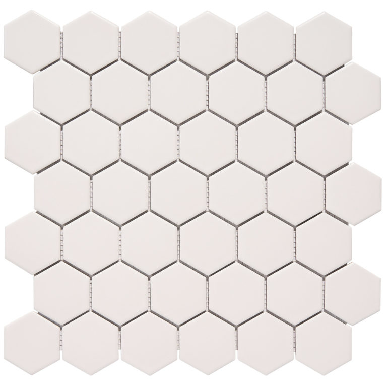 2 inch Hexagon Snow Matte - Patara Stone