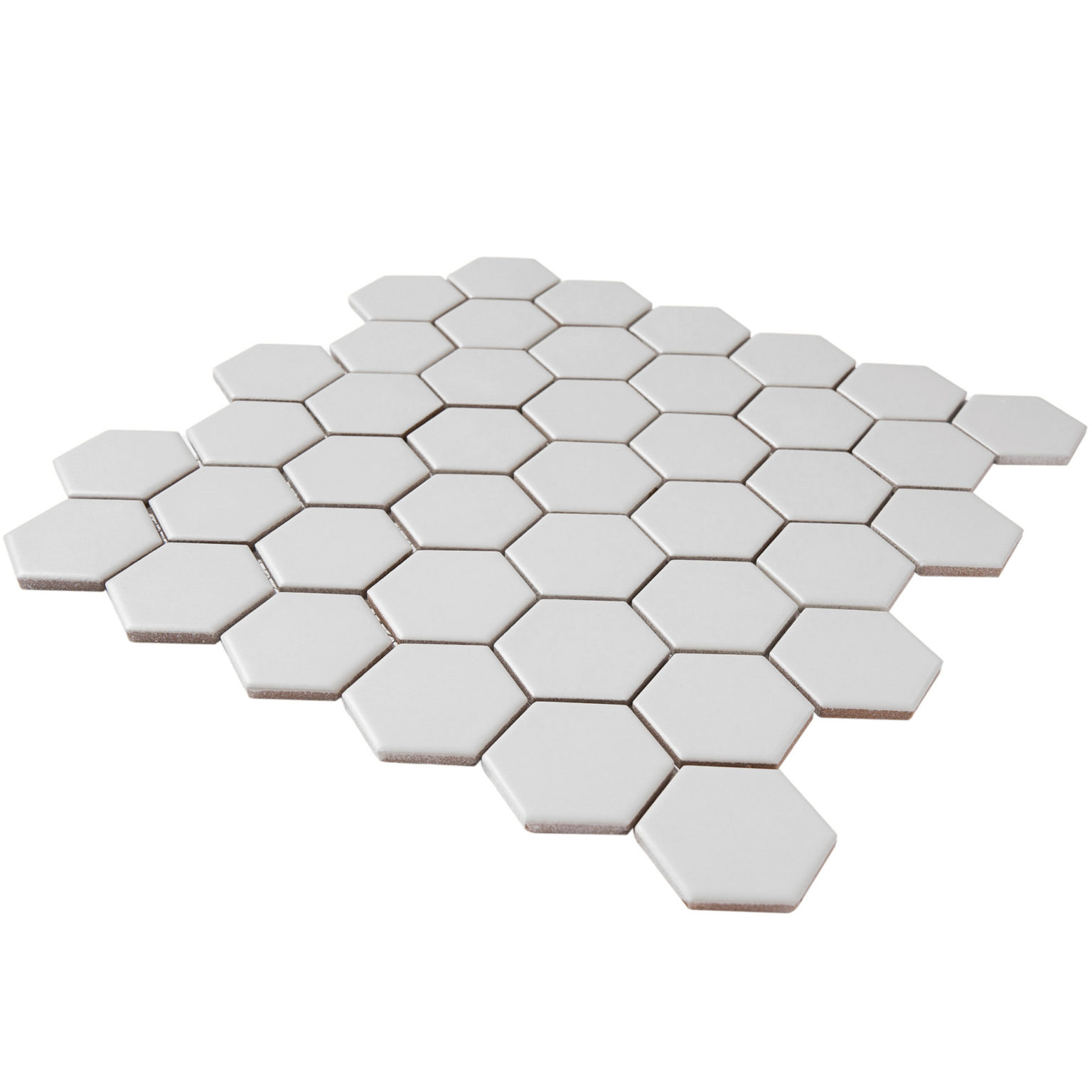 2 inch Hexagon Snow Matte - Patara Stone