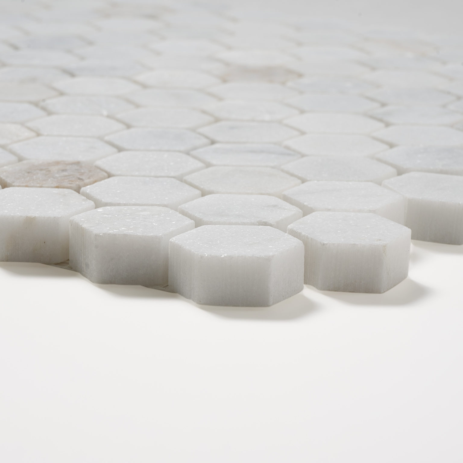 Kalta Umber 1 inch Hexagon Honed - Patara Stone