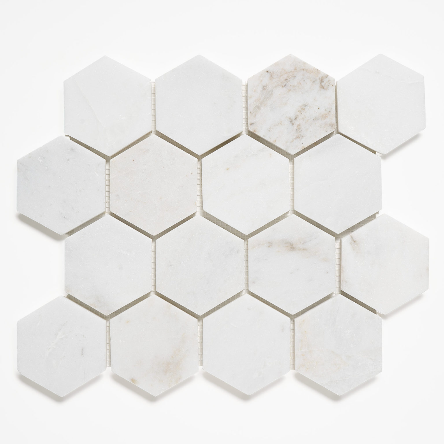 Kalta Umber 3 inch Hexagon Honed - Patara Stone