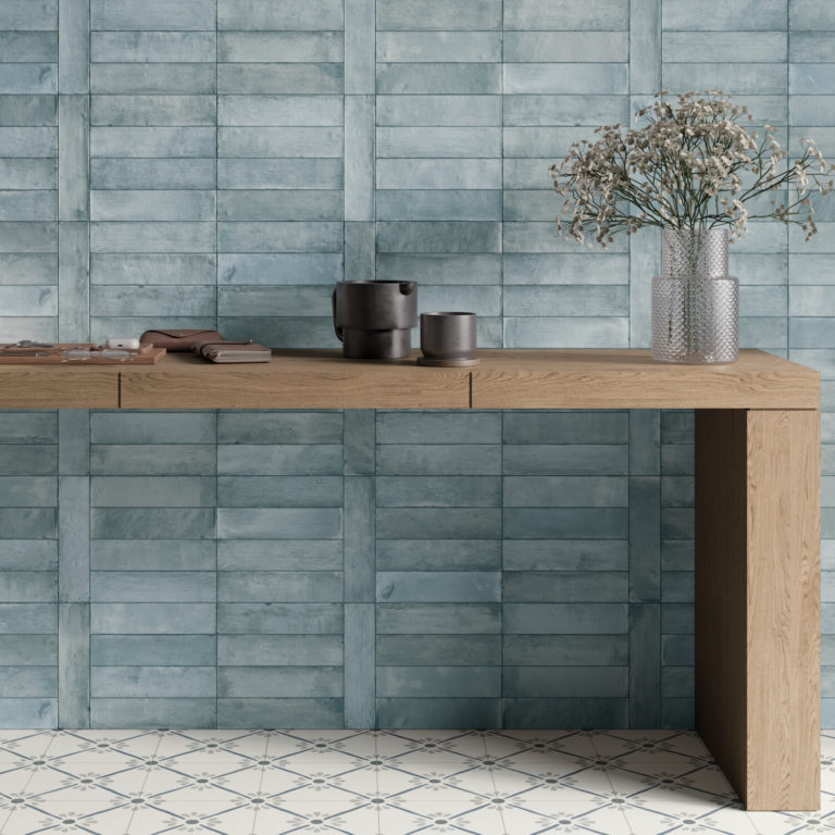 LAGOON 2x10 MATTE SUBWAY - BLUE - Patara Stone